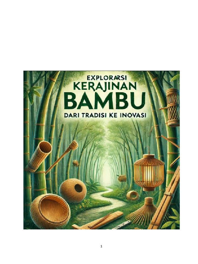 Teknik Pengolahan Bambu untuk Kerajinan | PDF