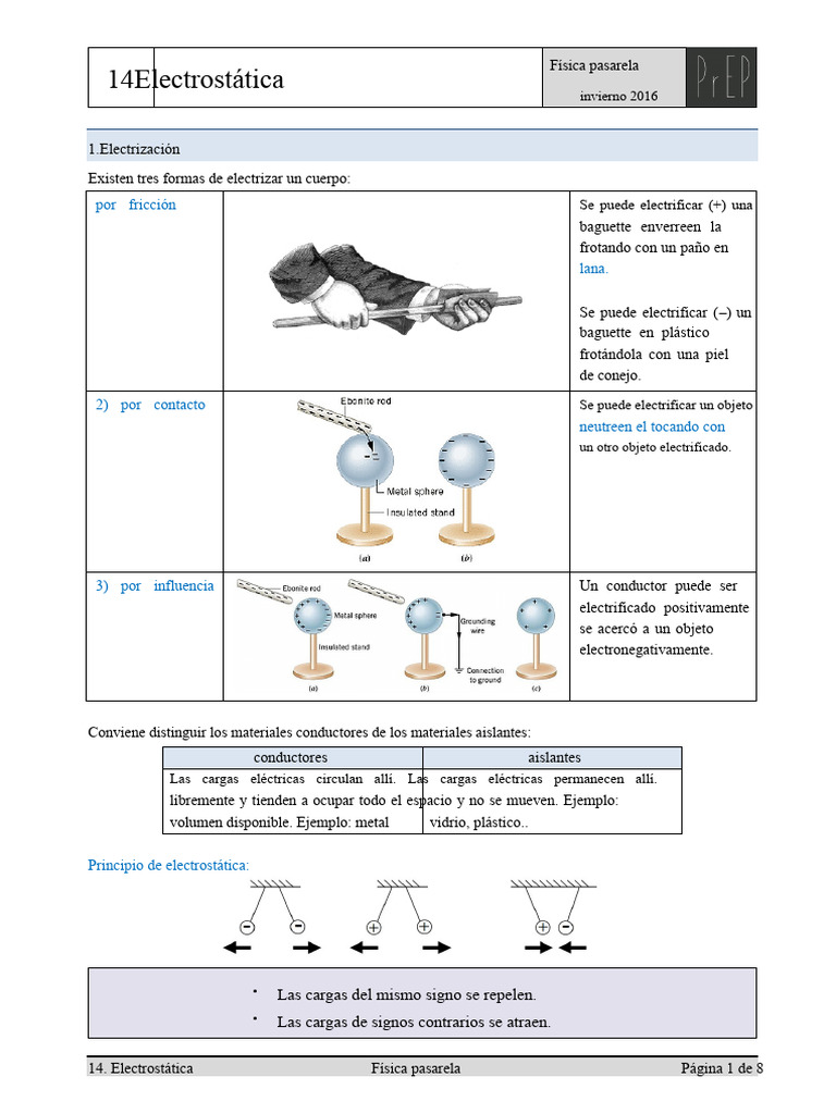 Electrostática | PDF | Electrostática | Física