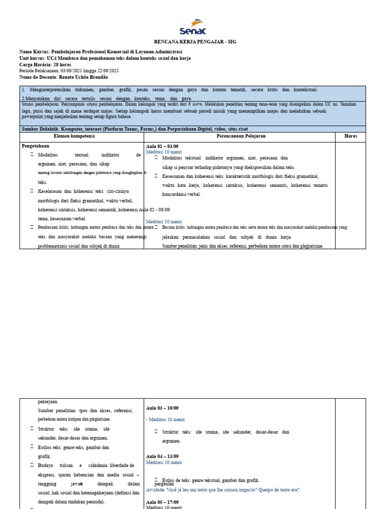 UC4-PTD Membaca Dan Memahami Teks Dalam Konteks Sosial Dan Pekerjaan 28h 03 Hingga 22.09 | PDF