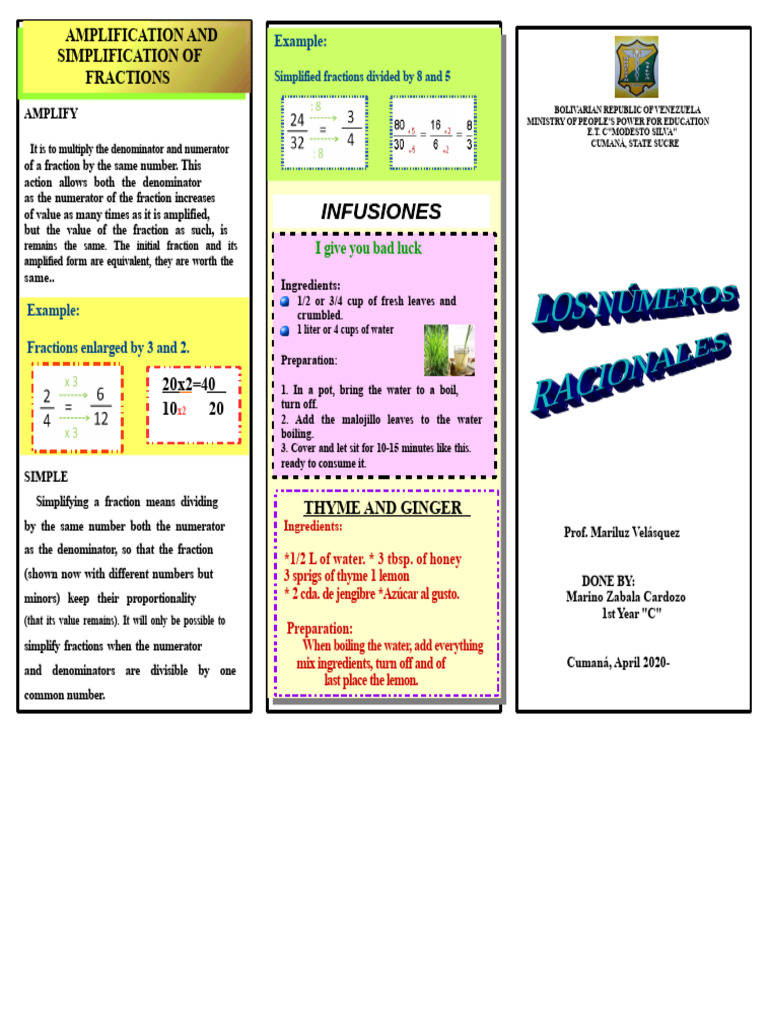 Triptych Rational Numbers | PDF | Rational Number | Elementary Mathematics