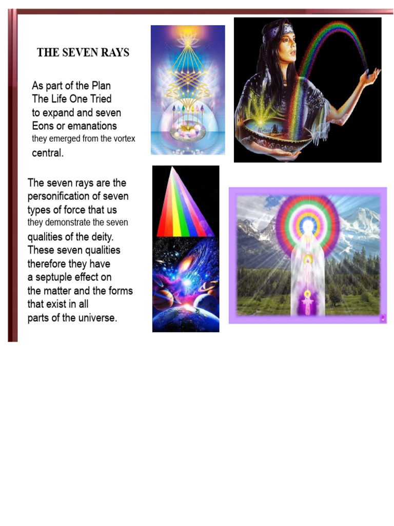 Understanding the Seven Rays of Light | PDF | Ascended Master | Virtue