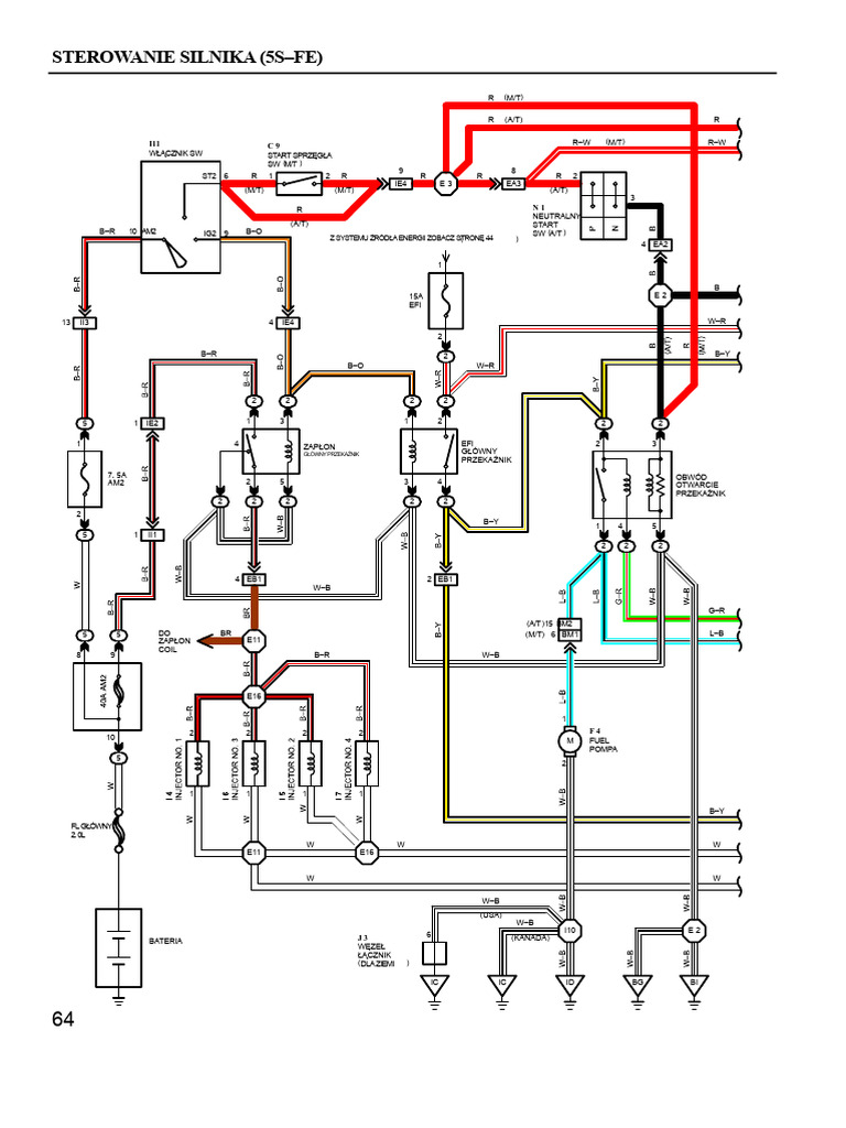 Okablowanie 5SFE | PDF