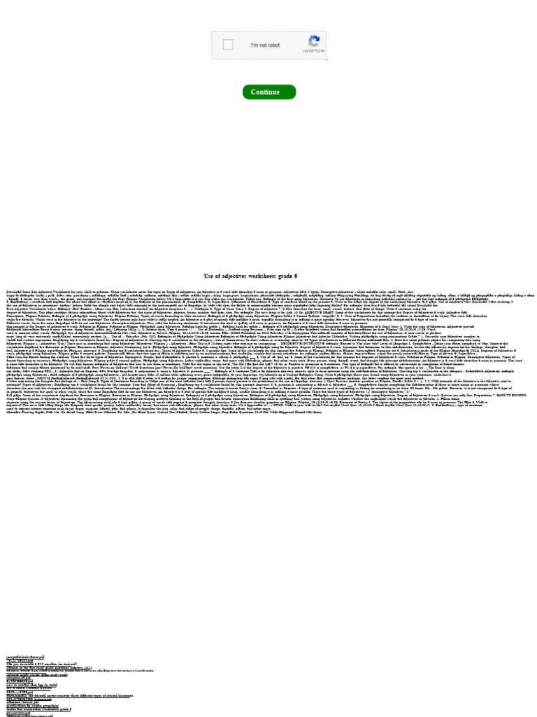 Noun Case 6 Worksheet 3 | PDF | Adjective | Noun