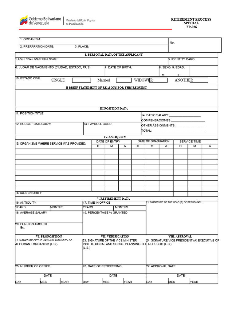 form FP-026. JUB ESP EMPLOYEES FORMATS (1) | PDF