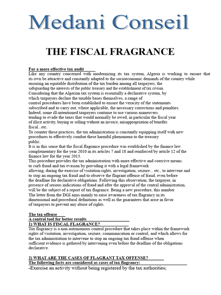 The Fiscal Flagrance | PDF | Taxes | Tax Evasion