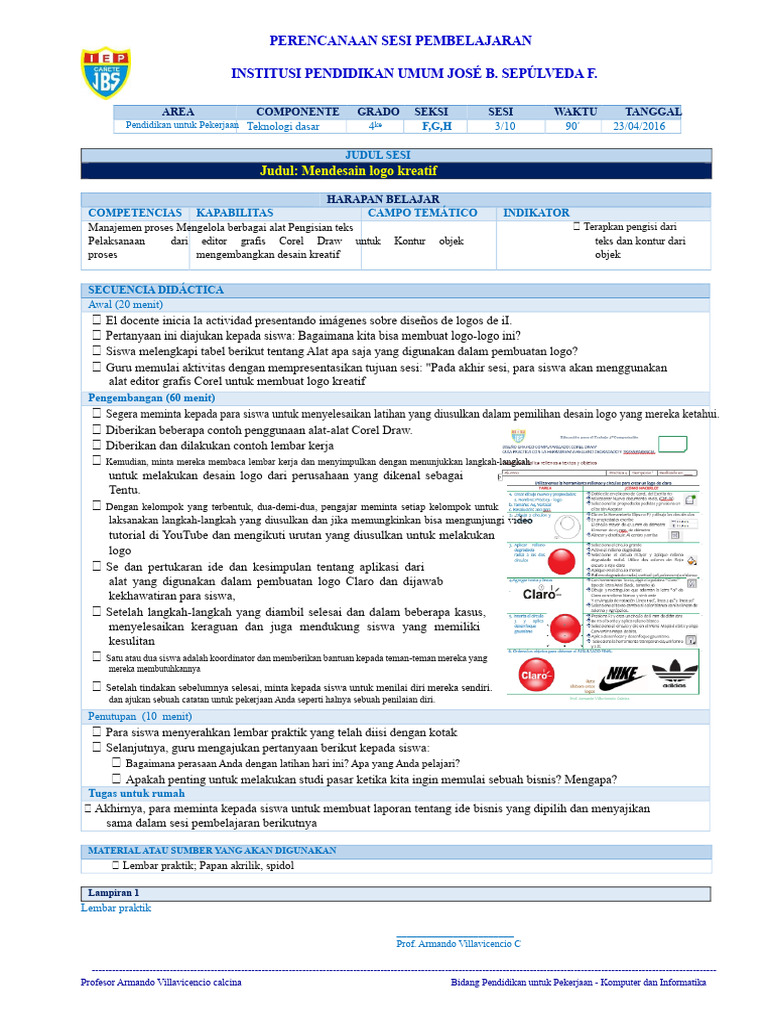 2017 Ept 4 Unit 1 IB Corel Logos Jelas | PDF