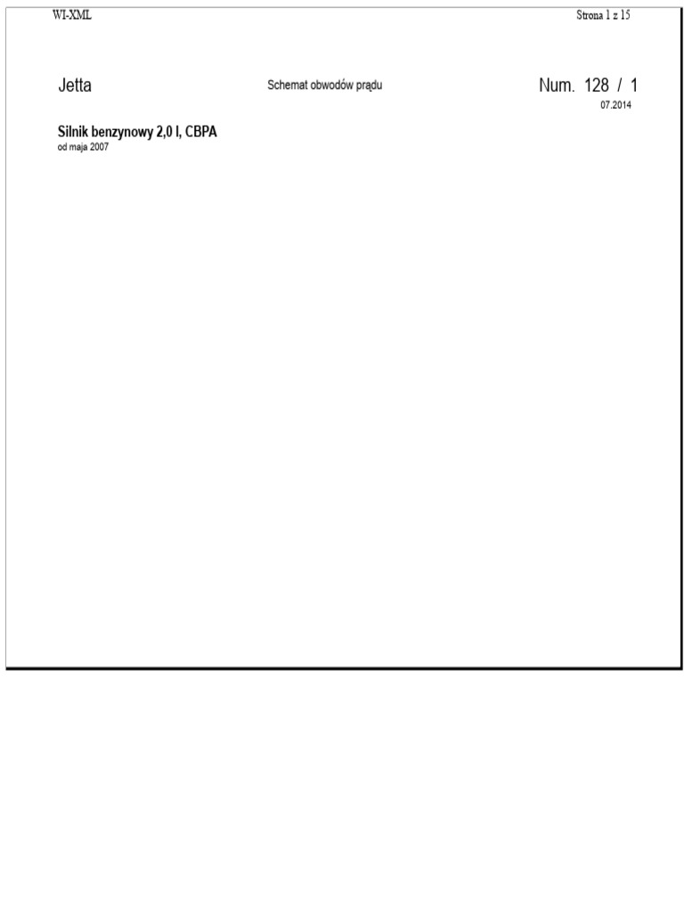 VW Jetta CBP 2017 Kompletny | PDF