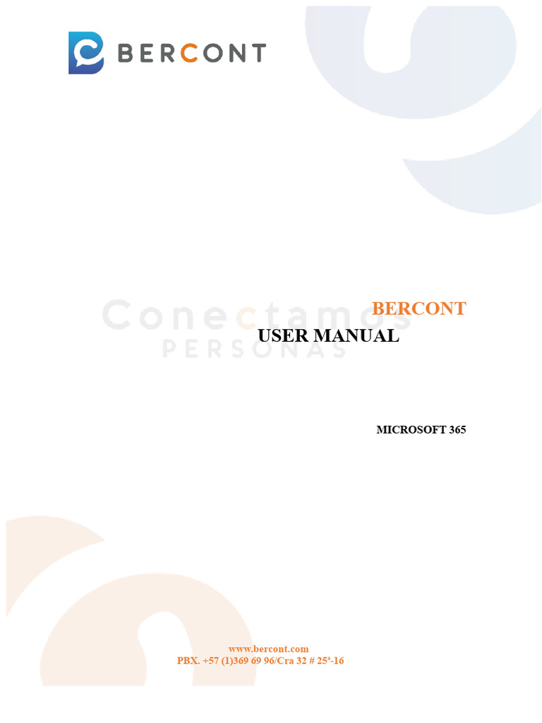 Microsoft 365 User Manual Guide | PDF | Microsoft Outlook | Share Point