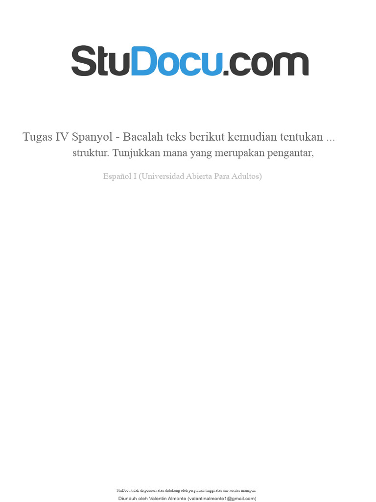 tugas-iv-spanyol-baca-teks-berikut-lalu-tentukan-strukturnya-tunjukkan ...