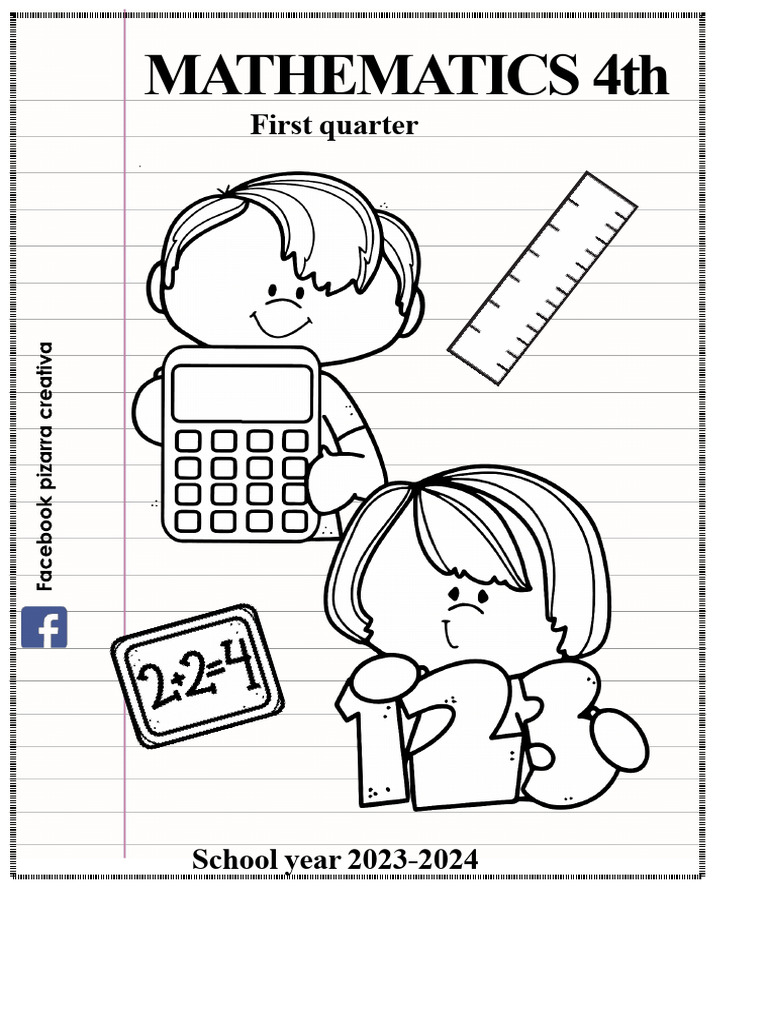 4th MATHEMATICAL NOTEBOOK FIRST TRIMESTER | PDF | Triangle | Euclidean ...