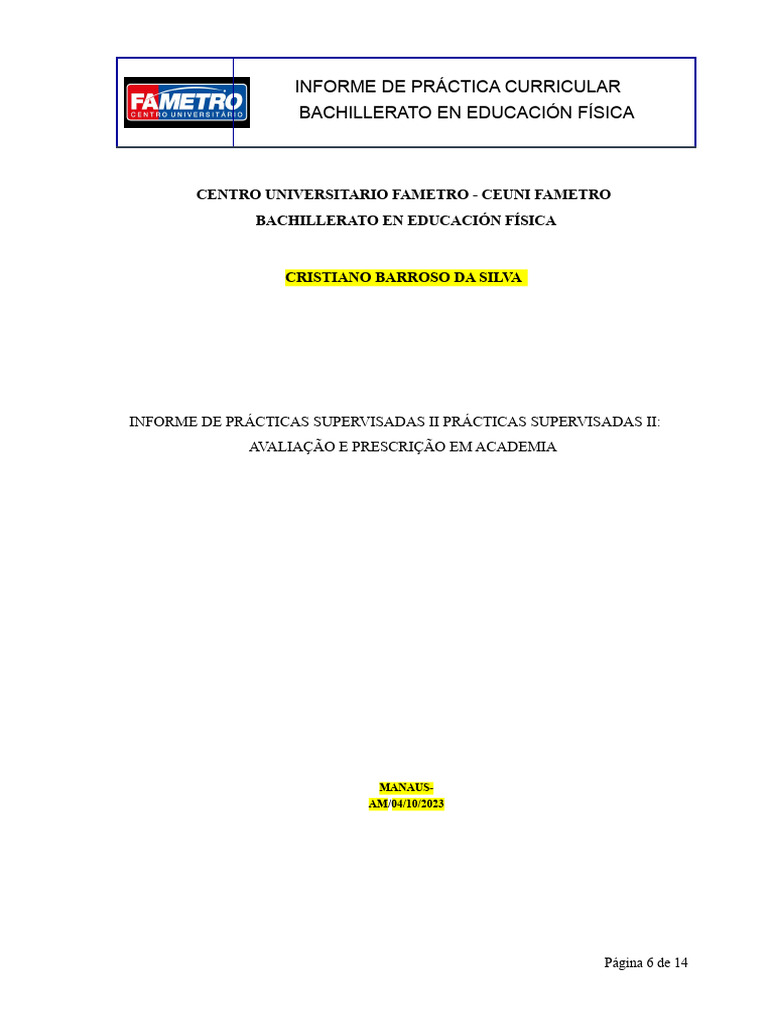 Informe Cris | PDF | Traducciones | Citación
