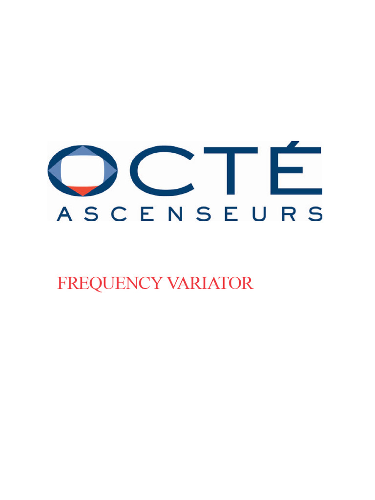 OCTE Frequency Variator Overview | PDF | Electrical Connector ...
