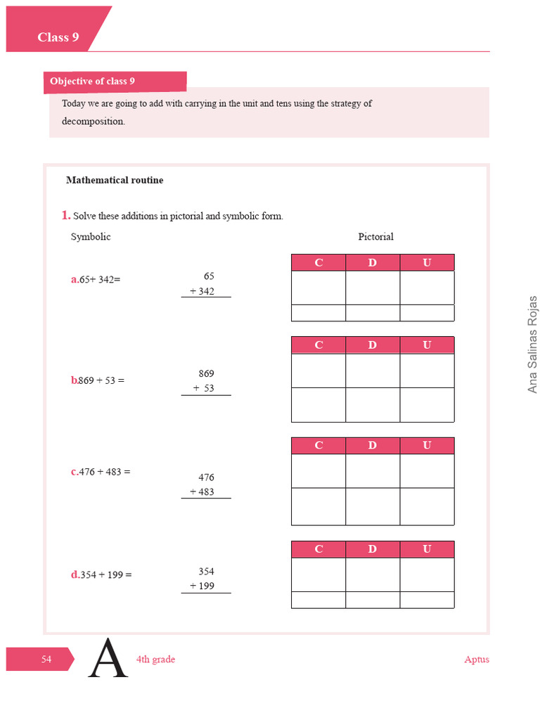 2022 4th Grade Remedial Critical Mathematics - Part 3 Student Workbook ...