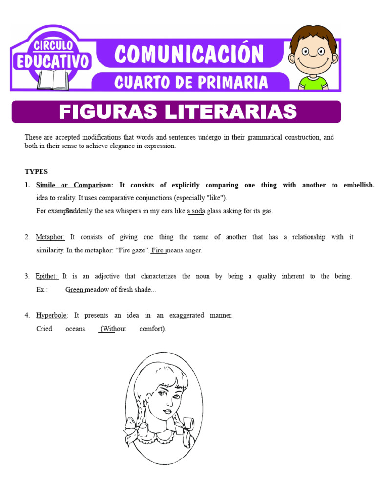 Literary Figures For Fourth Grade | PDF | Linguistics