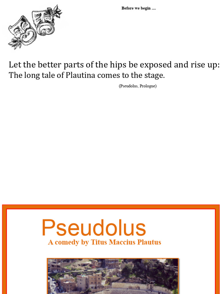 Pseudolus | PDF