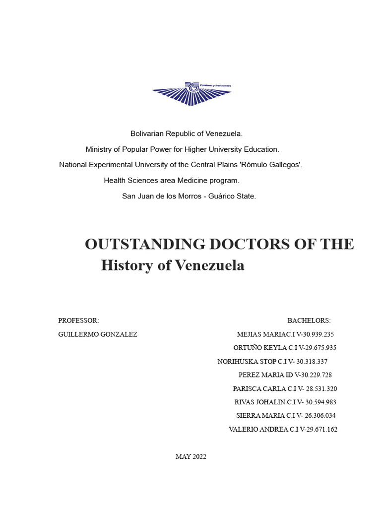OUTSTANDING VENEZUELAN DOCTORS | PDF | Medicine