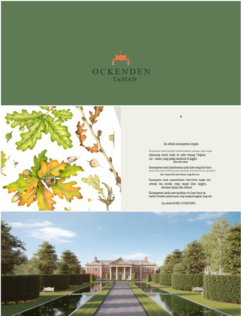 Ockenden Park: Rumah Mewah di Virginia | PDF