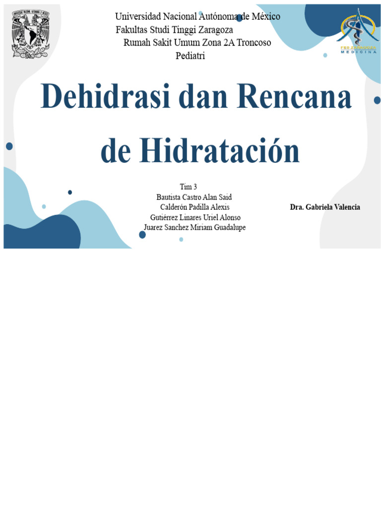 Rencana Penanganan Dehidrasi Anak | PDF