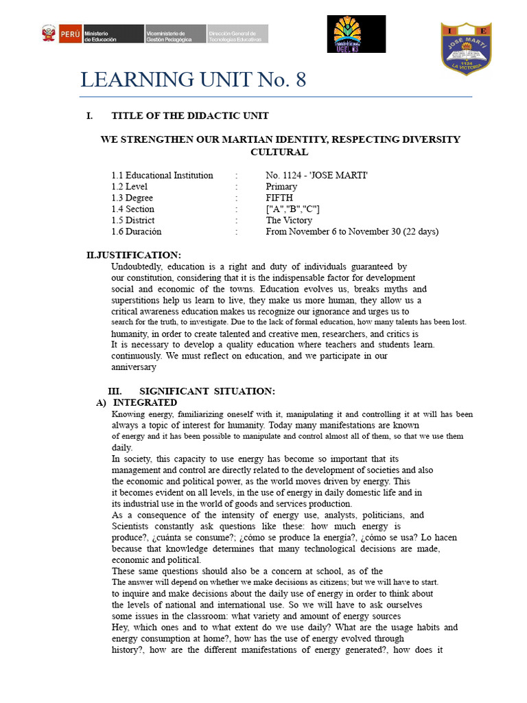 Learning Unit 8 EXAMPLE | PDF | Semantics | Shape