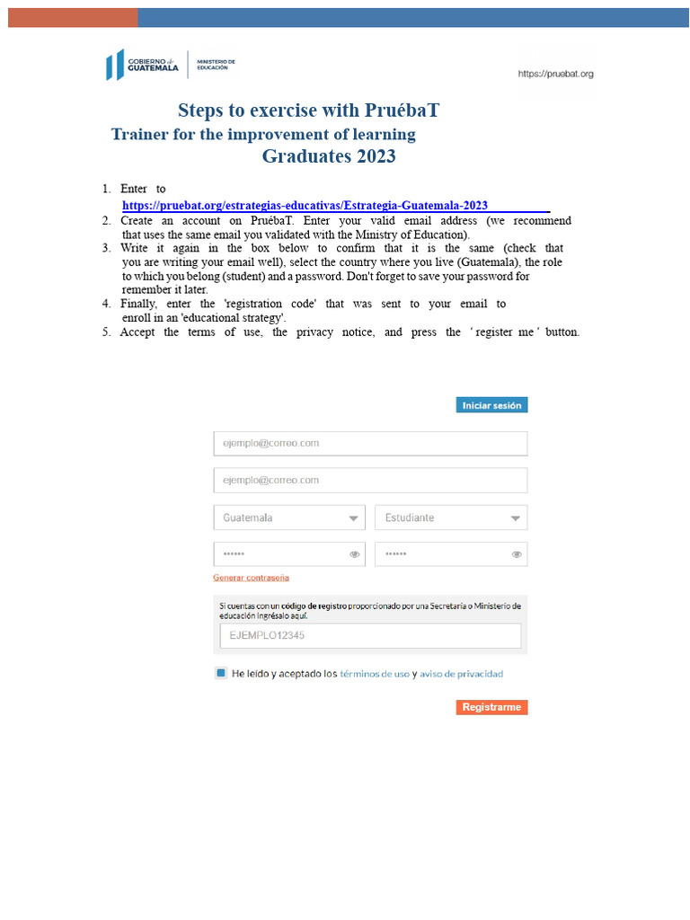 Steps Exerciser of Test Graduates | PDF | Password