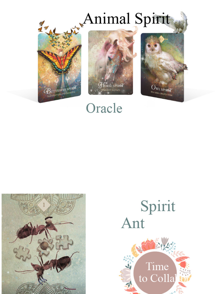 Animal Spirit Oracle.pdf | PDF | Experience | Dream