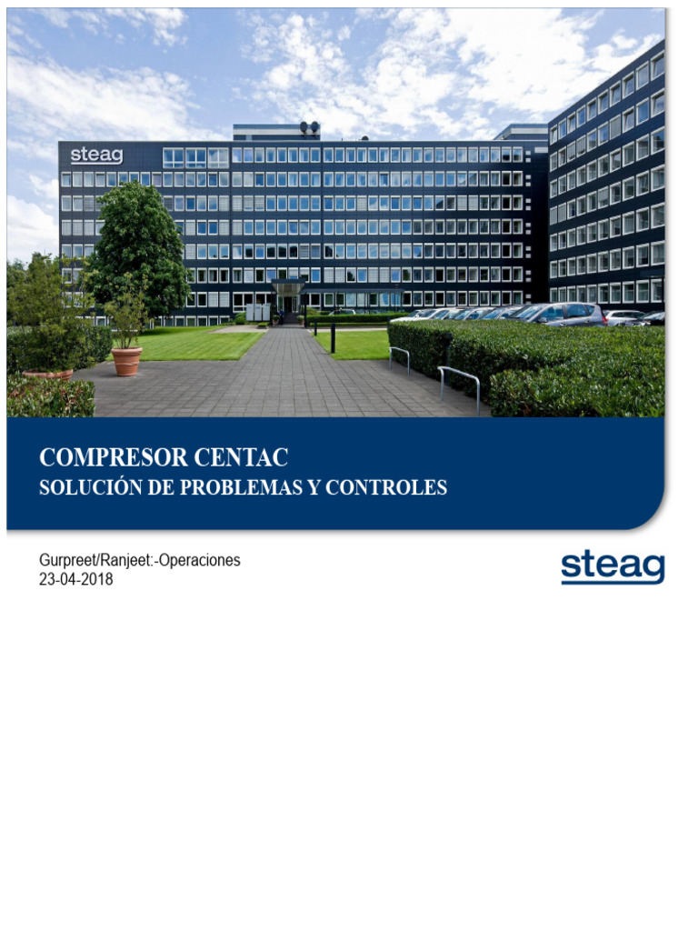 Solución de Problemas Del Compresor Centac | PDF | Ingeniería mecánica ...
