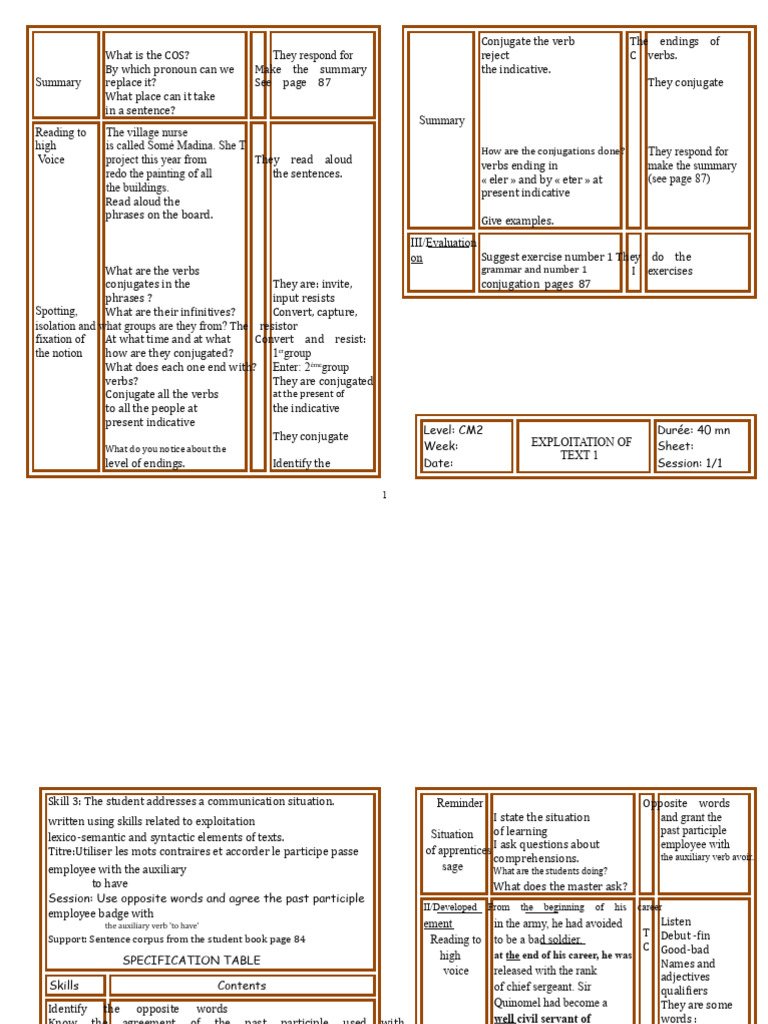 TEXT ANALYSIS 1-2- | PDF | Verb | Grammatical Conjugation