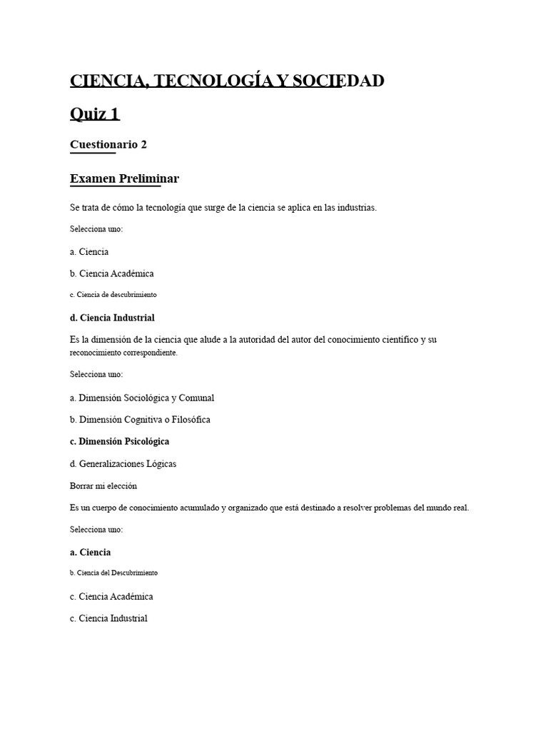 STS Prelim PDF | PDF | Science | Conocimiento