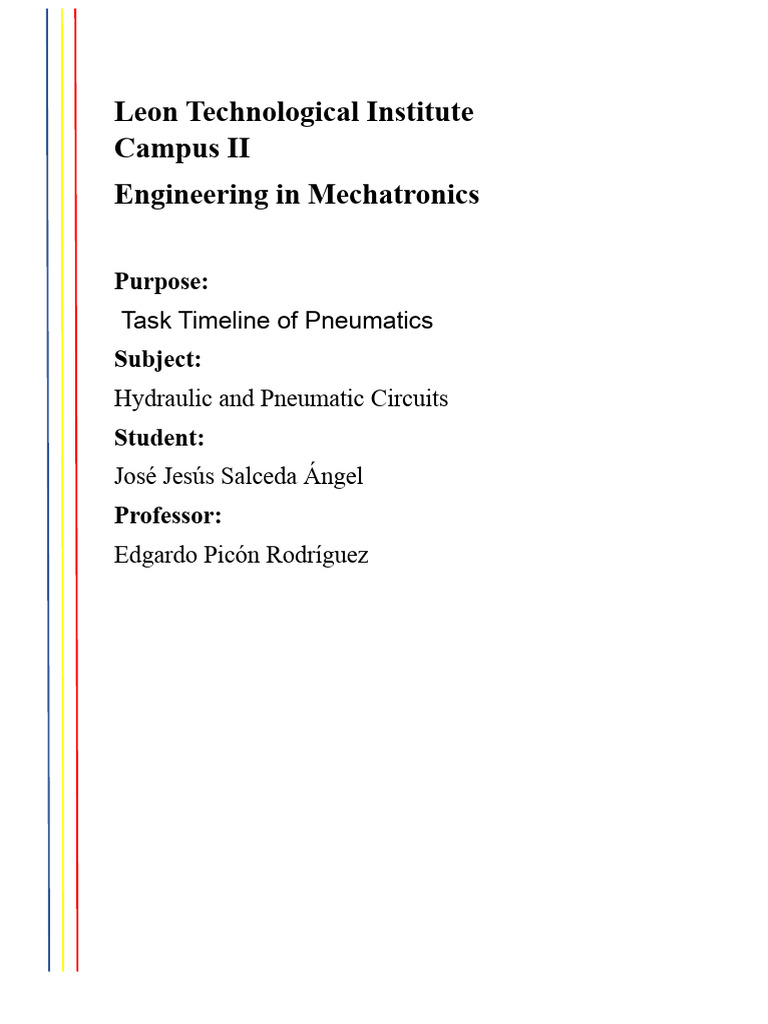 Pneumatic Engineering Timeline Overview | PDF | Pump | Pneumatics