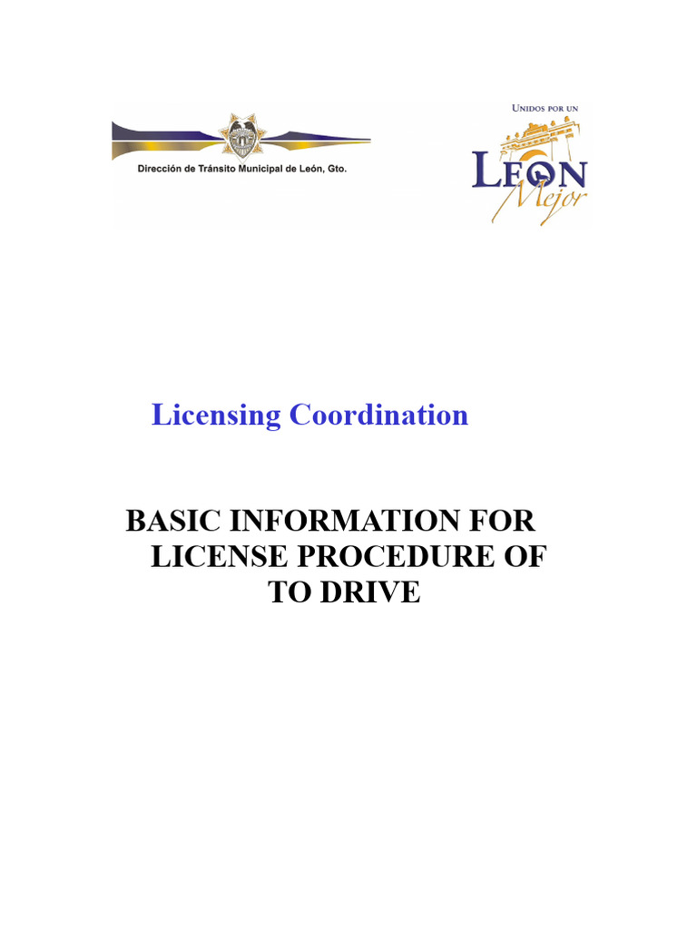 Driving License Exam León Gto | PDF | Traffic Light | Driving