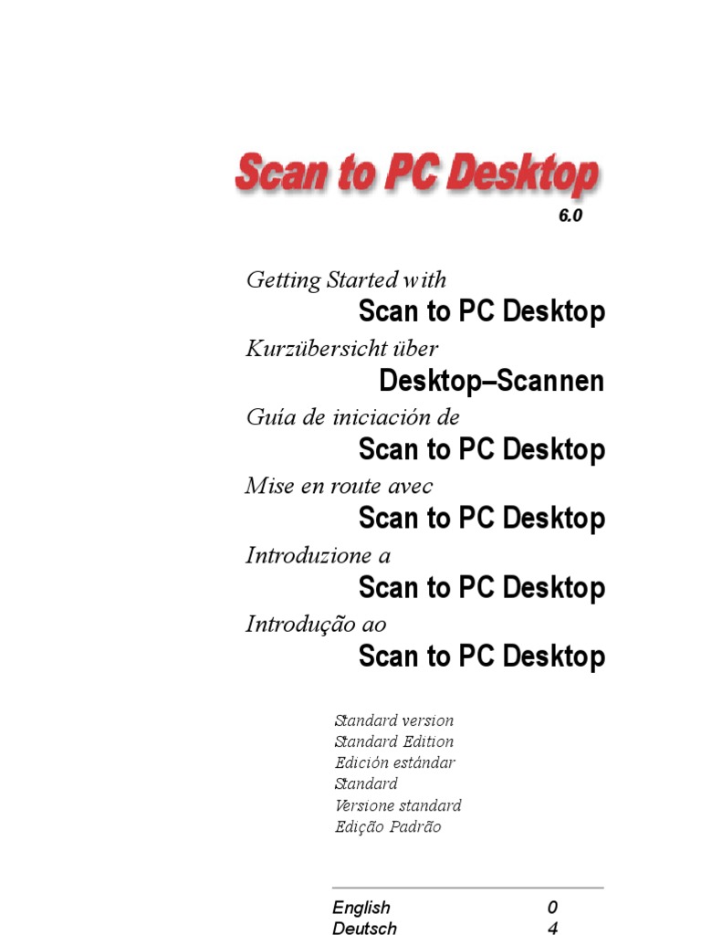 Scanto PCDesktop Getting Started Guide | PDF | Server (Computing) | Computer File