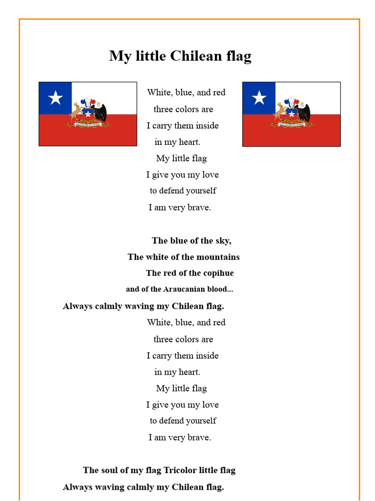 My Chilean Little Flag | PDF