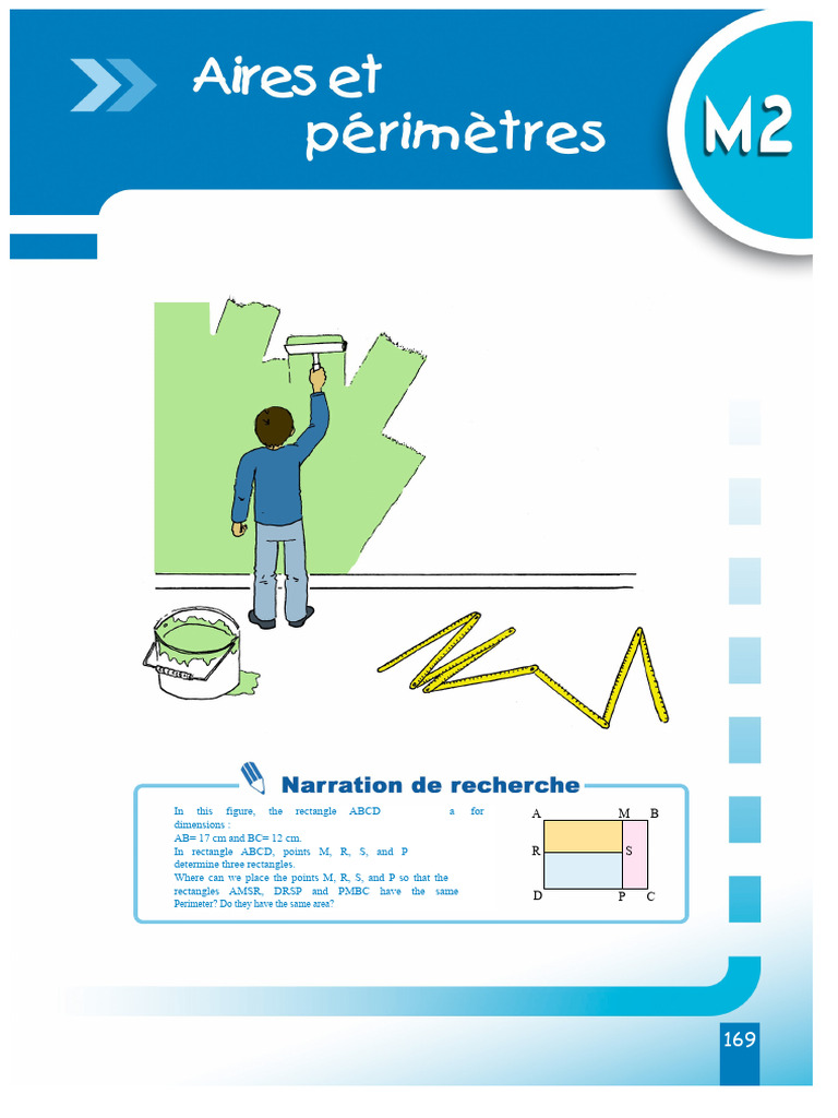 Sésamath Manual - Area and Perimeter | PDF | Area | Length