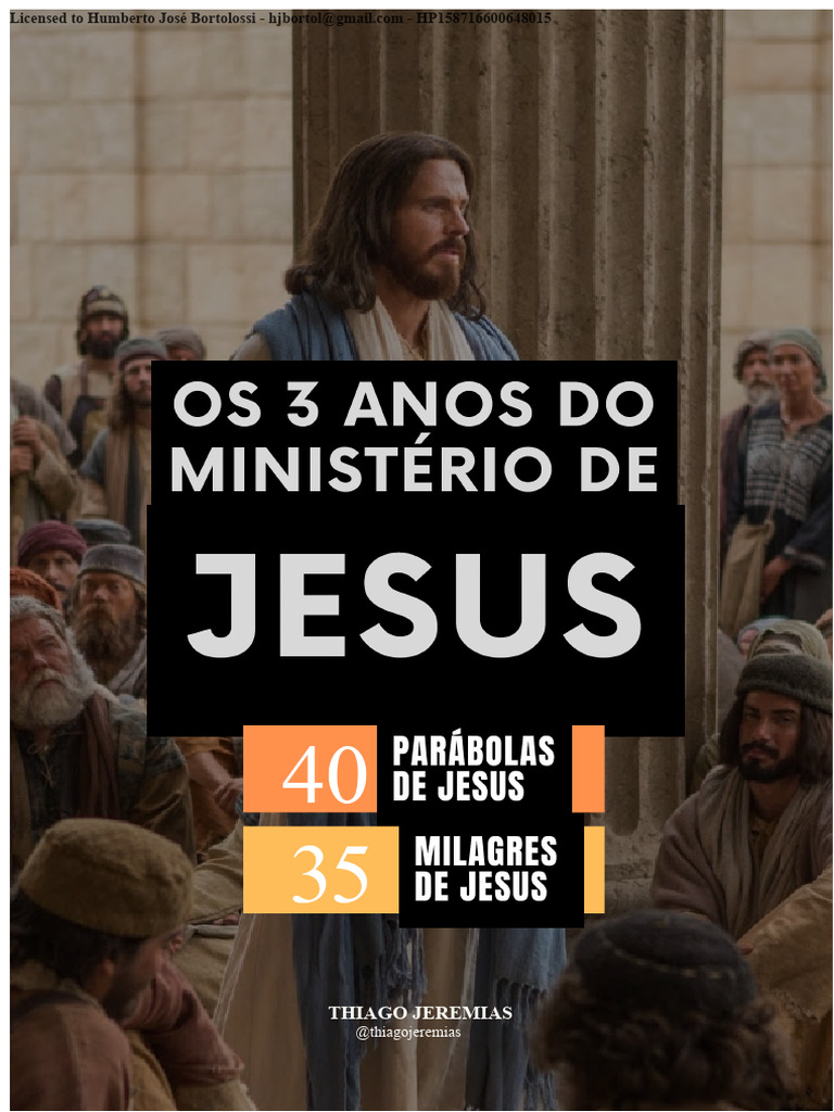 Jesus Christ's Ministry Overview | PDF | Ministry Of Jesus | Jesus