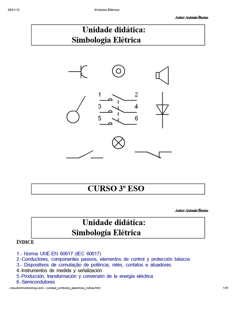 Símbolos da Norma IEC 60617 | PDF | Relé | Conector elétrico
