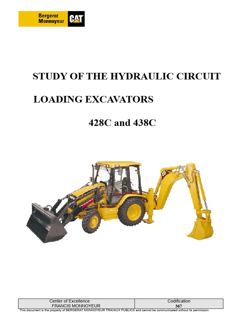 367 Circuit Hyd 428C and 438C | PDF | Pump | Mechanical Engineering