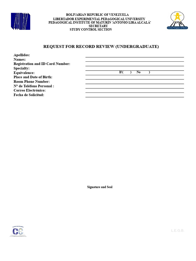 Record Review Form - SD | PDF