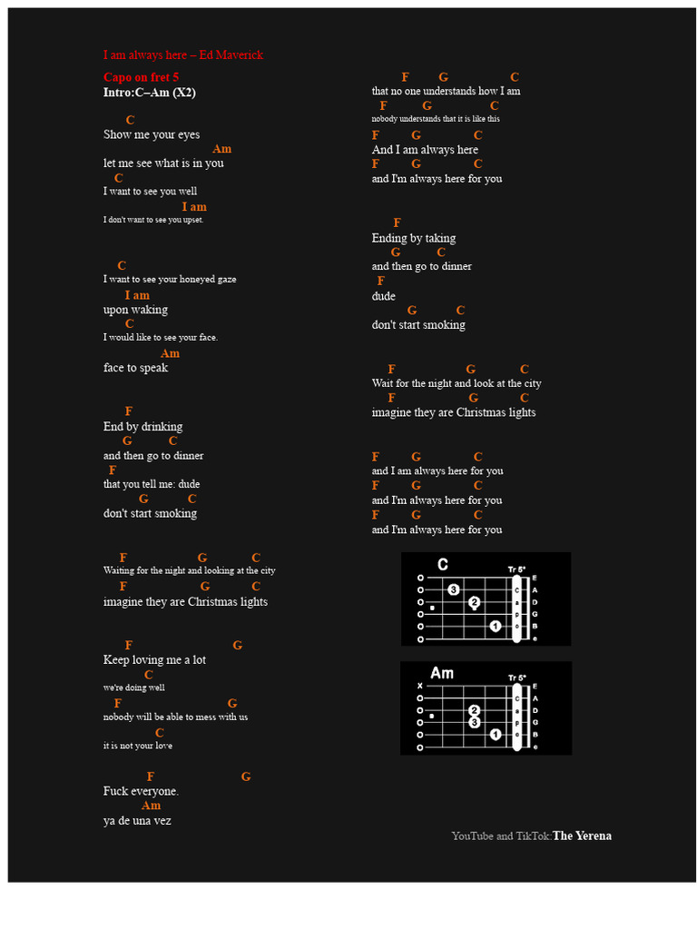 I Am Always Here - Ed Maverick | PDF