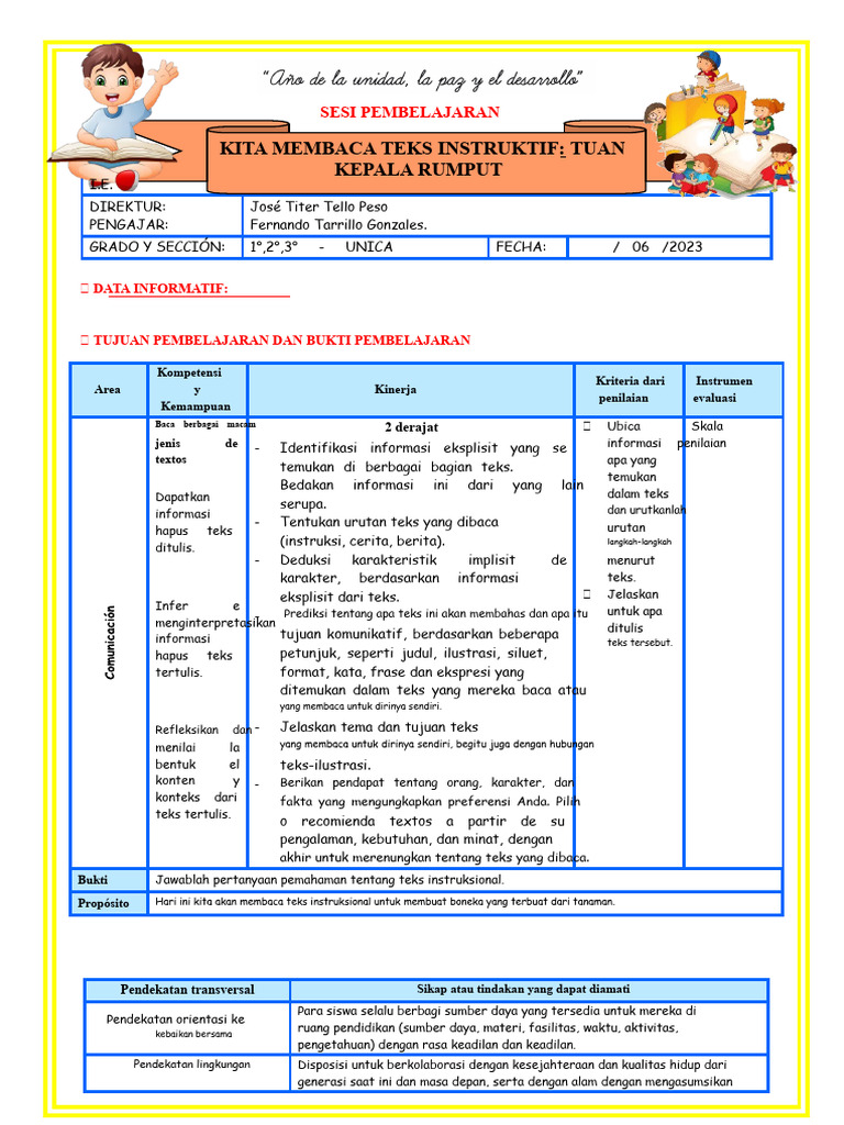 Pembelajaran Teks Instruksional Boneka | PDF