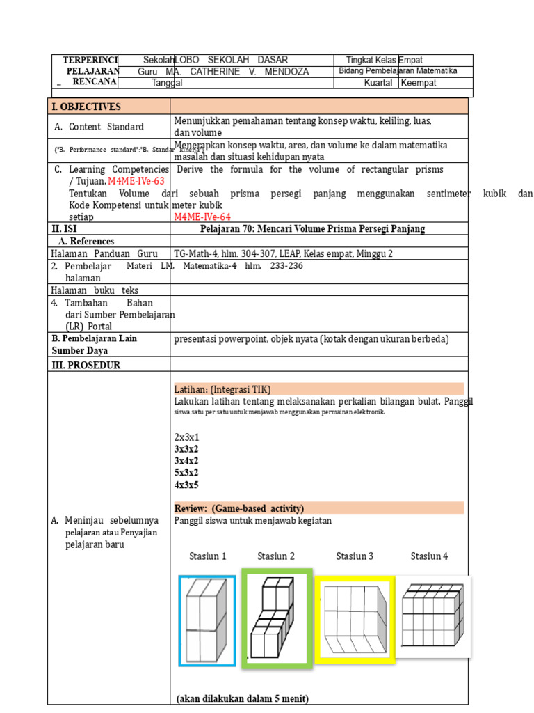 volume kotak prisma persegi panjang melc (1) | PDF