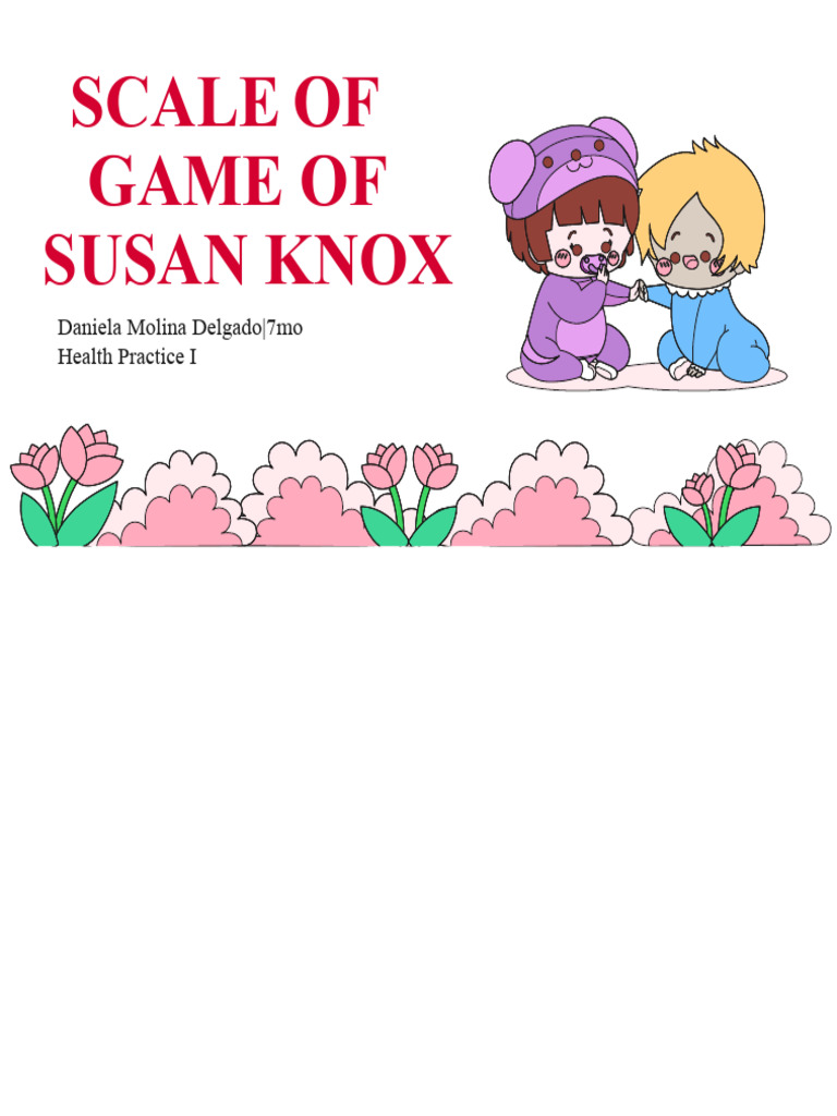 Susan Knox's Play Scale | PDF