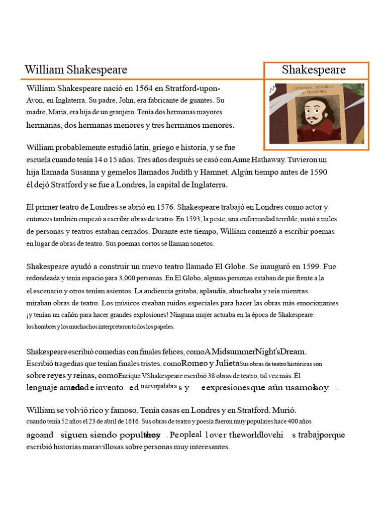 Cuentos Cortos de Shakespeare | PDF | Aldea | Romeo y Julieta