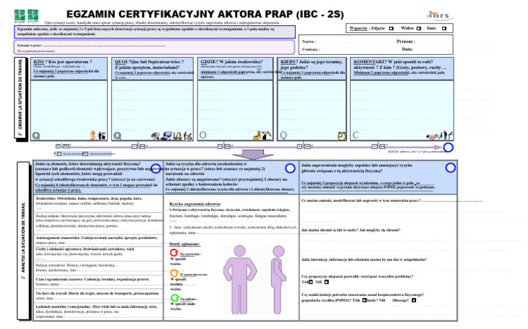 Egzamin Certyfikacyjny Aktor PRAP Lipiec 2022 | PDF