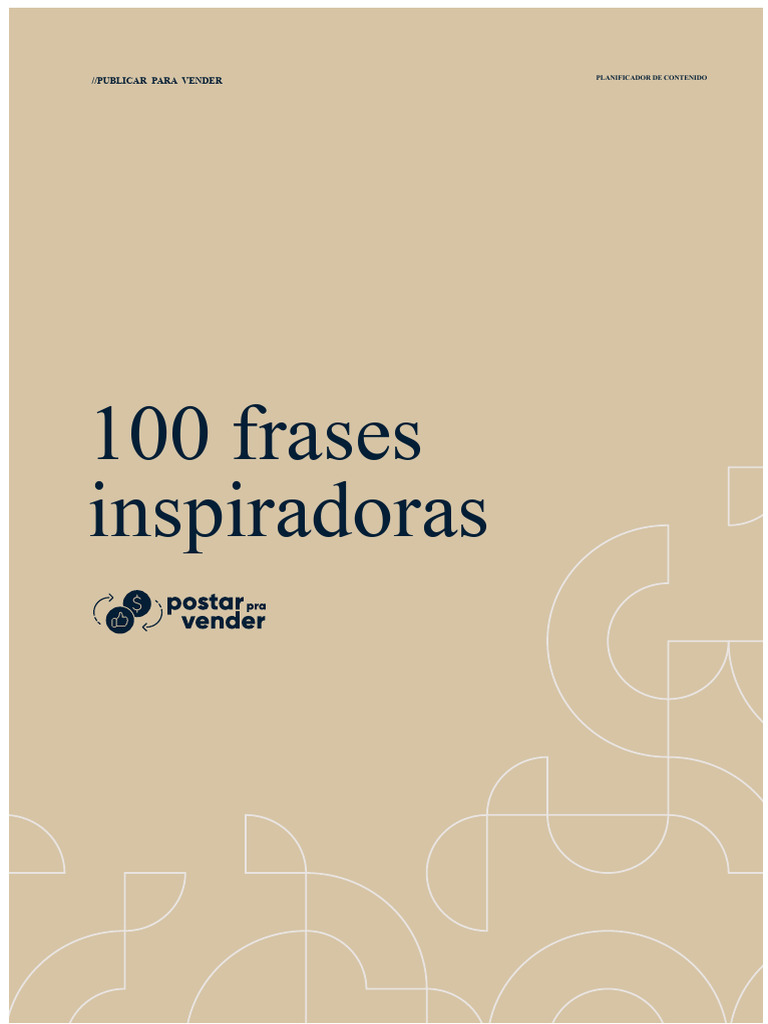 100 Frases Inspiradoras para Motivar | PDF