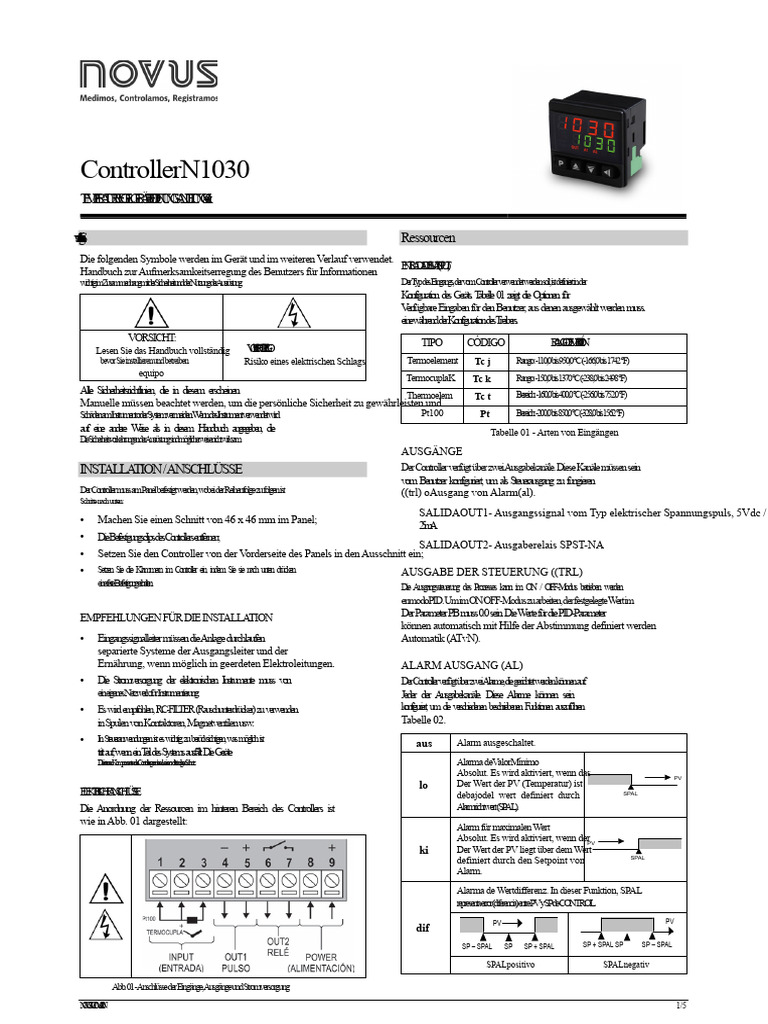 novus n-1030 esp | PDF