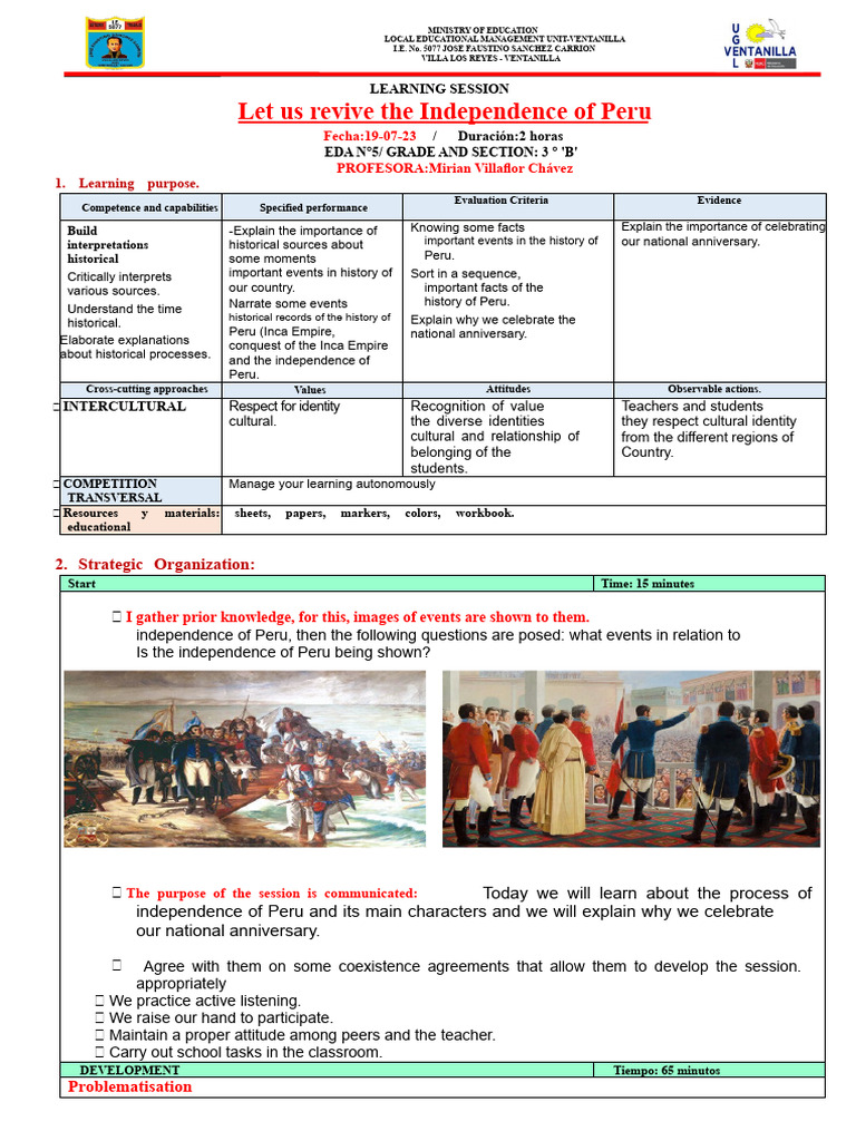 Session 19-07-23 PS-Let's Revive The Independence of Peru | PDF | Peru ...