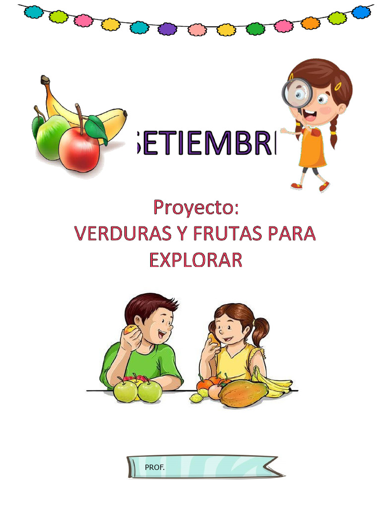 5 Year Project Fruits and Vegetables | PDF | Nonverbal Communication ...