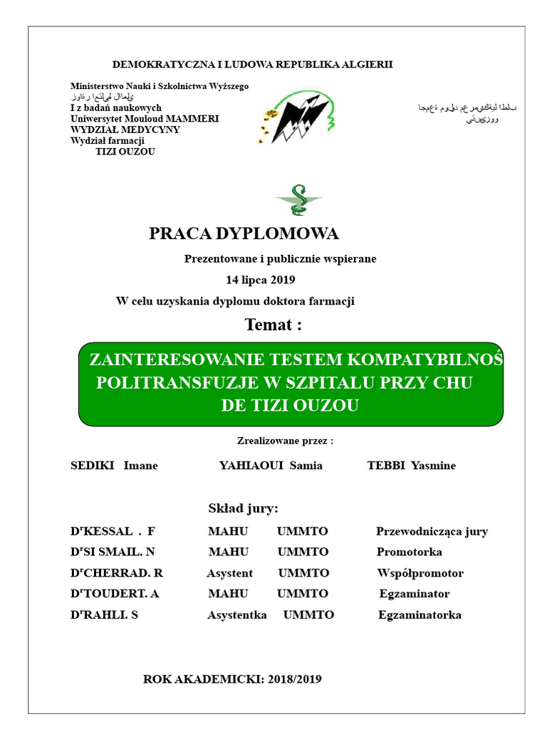 Praca dyplomowa | PDF