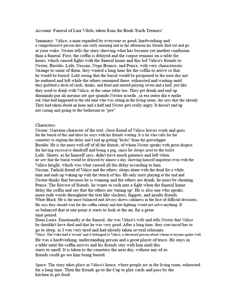 The Wake | PDF | Cultural Aspects Of Death | Death Customs