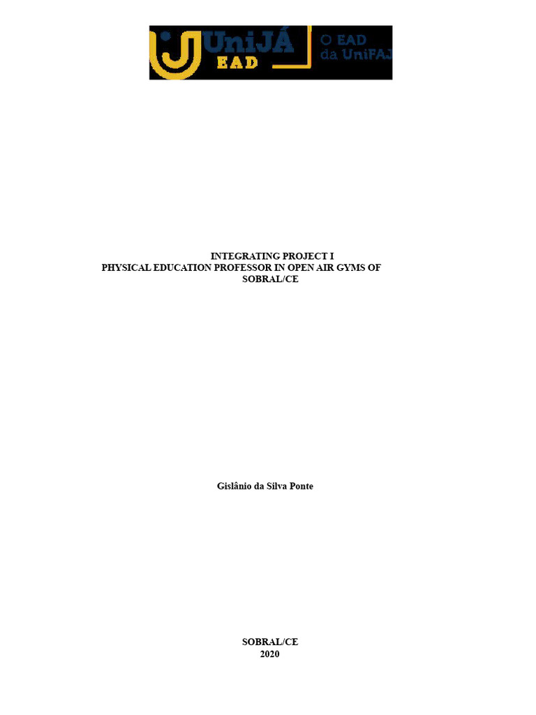 Integrative Project | PDF | Gym | Physical Education